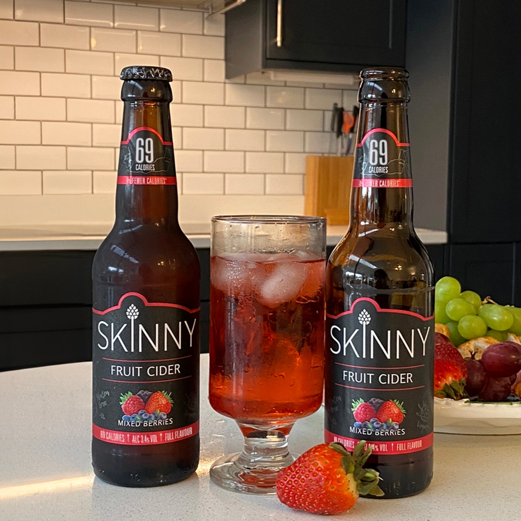 Bottled Fruit Cider - 24 Pack Skinny Fruit Cider Bottles | SkinnyBrands